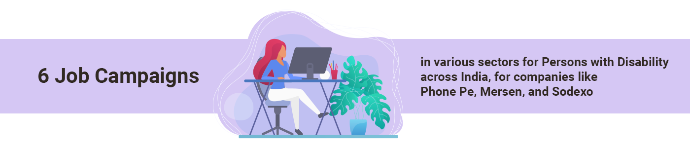 6 Job Campaigns in various sectors for Persons with Disability across ...